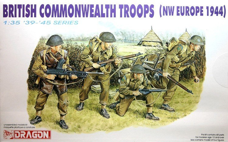 Dragon 6055 British Commonwealth Troops (1:35) - scale 1:35 - Figures