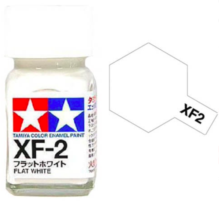 Tamiya XF-2 Flat White (80302) Enamel Paint - Tamiya Color Enamel Paint ...