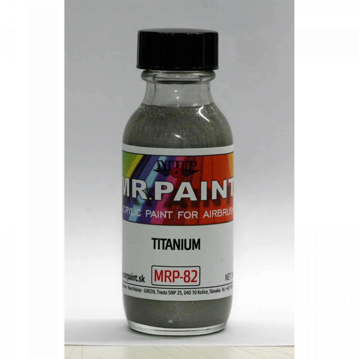 MR. Paint MRP-082 TITANIUM Metallic 30ml - Metallic - Mr.Paint - Paints ...