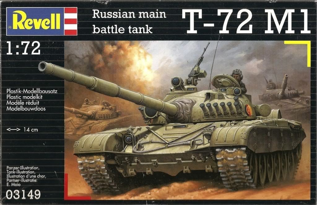 Revell 03149 Soviet Battle Tank T-72 M1 (1:72) - auf 1945 - 1 72 - Military vehicles and equipment