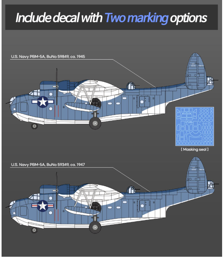 Academy 12586 USN PBM-5A MARINER 1 72 - propeller planes - 1:72 ...