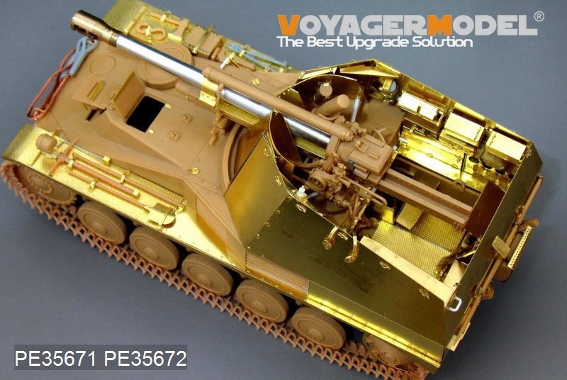 Voyager Model PE35672 WWII German self-propelled howitzer Wespe Fenders ...
