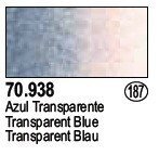 Vallejo 70938 Transparent Blue (187) - Transparent Paints - Vallejo ...