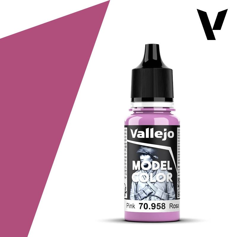 Vallejo 70958 Pink 18 ml - Model Color- acrylic paints - Vallejo ...