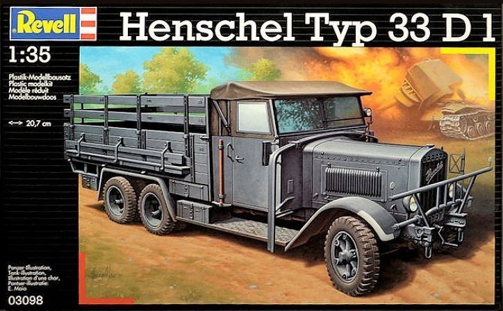 Revell 03098 Henschel Typ 33 D 1 (1:35) - Cars and trucks - 1939-1945 ...