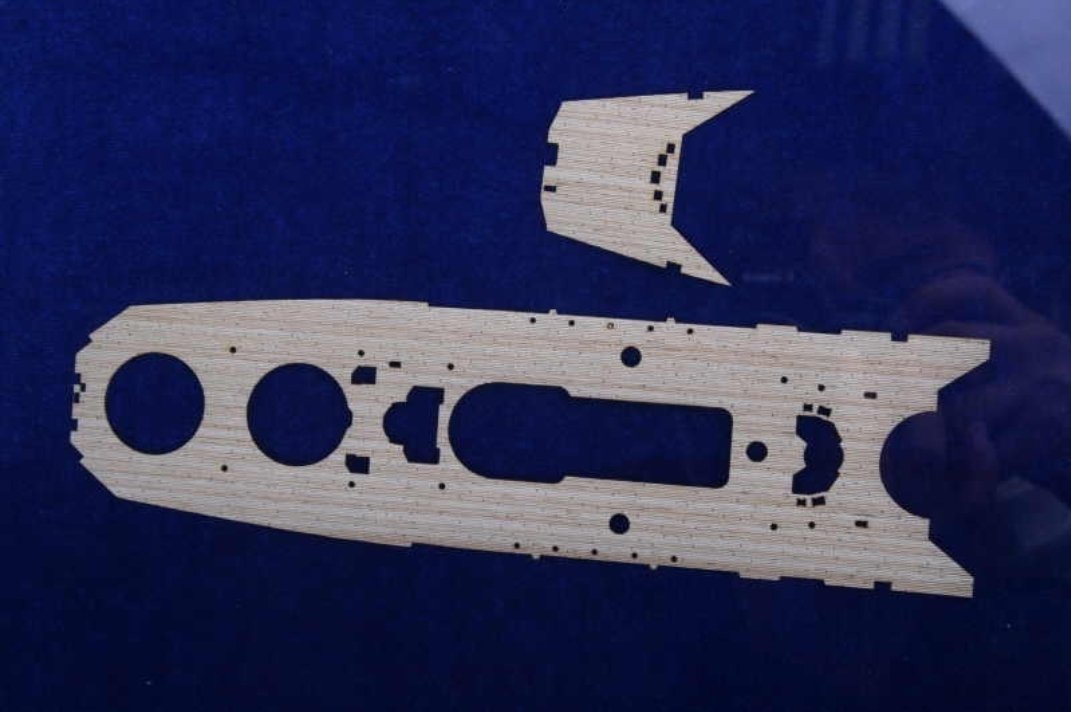 MK1 Design MD-70001 Yamato Wooden Deck for TAMIYA 1 700 - scale 1:700 ...