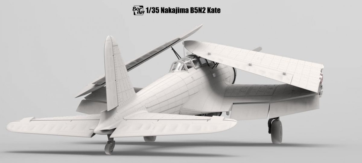 Border Model BF-005 Nakajima B5N2 Type 97 Carrier Attack Bomber "Kate ...
