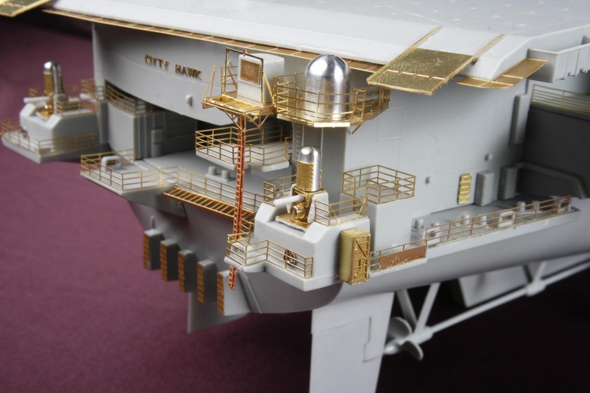 MK1 Design MS-35041 CV-63 Kitty Hawk Detail-UP 1 350 - skala 1:350 ...