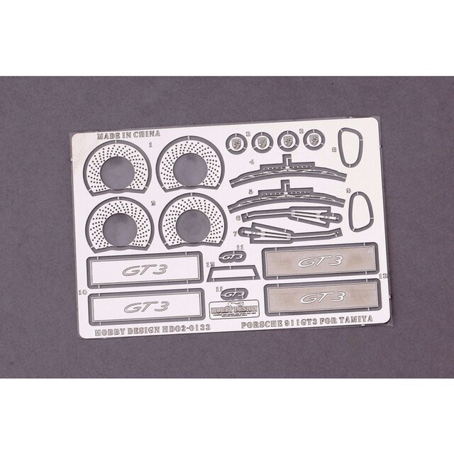Hobby Design HD02-0133 Porsche 911 GT3 - Detail-Up Set for Tamiya 1 24 ...