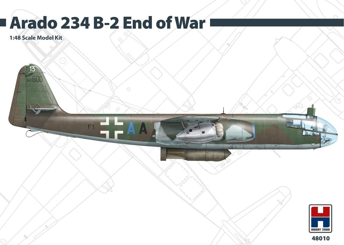 Hobby 2000 48010 Arado 234 B-2 End of War 1 48 - jets - 1:48 - Military ...