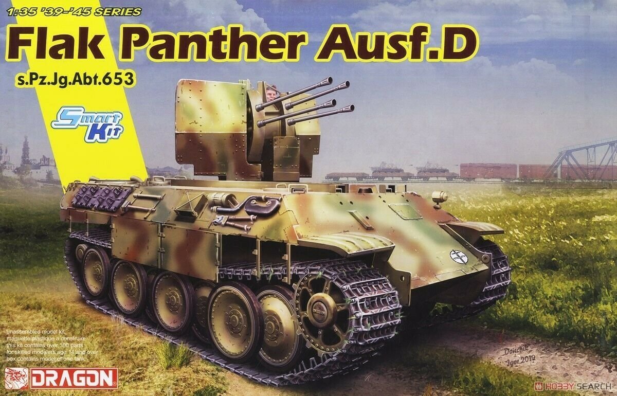 Dragon 6899 Flak Panther Ausf.D s.Pz.Jg.Abt.653 1 35 - Self-propelled ...