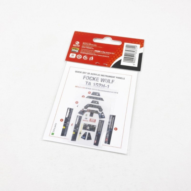 Red Fox Studio QS-32173 Ta 152H-1 for SWS kit 1 32 - skala 1 32 - Red ...