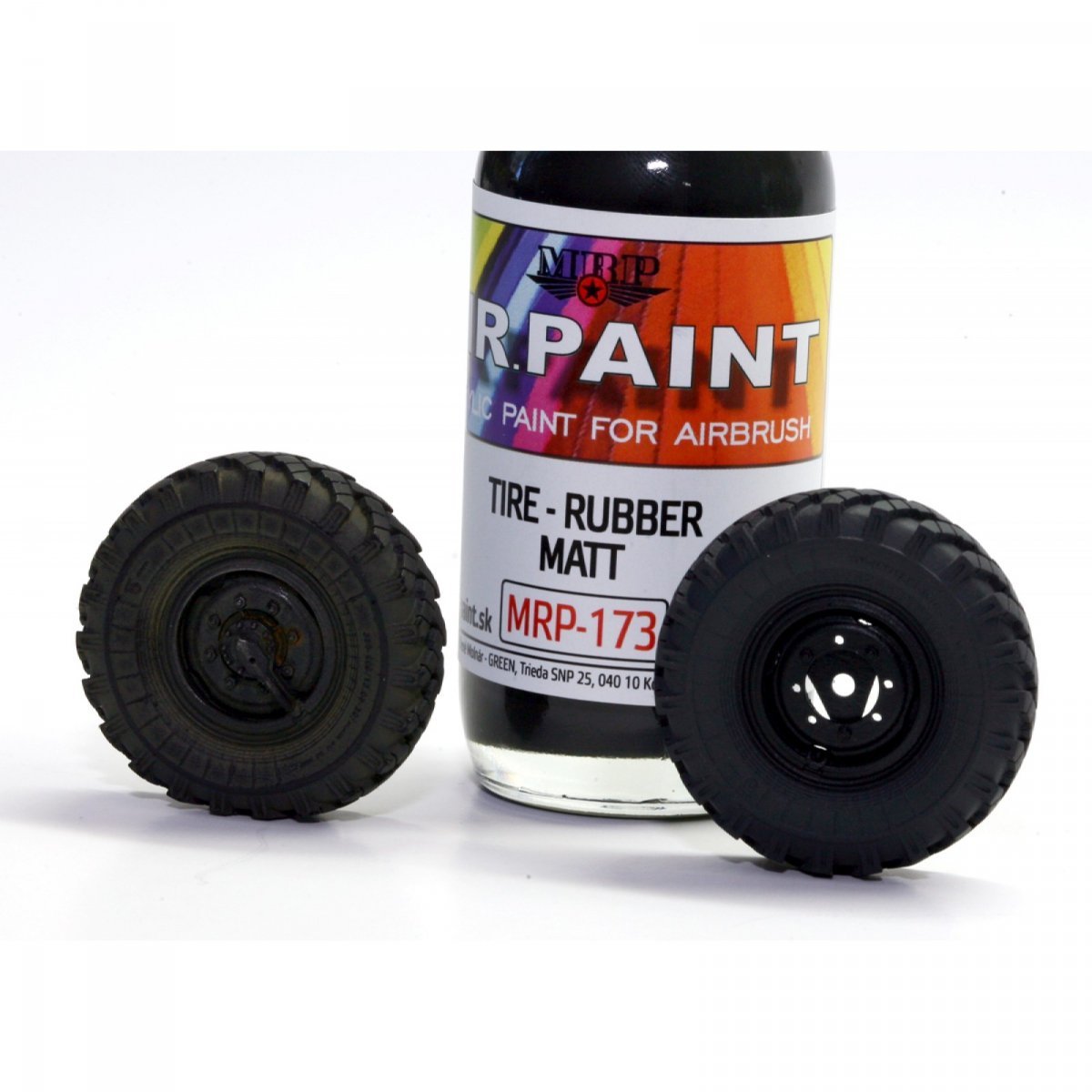MR. Paint MRP-173 TYRE-RUBBER MATT 30ml - AFV - Mr.Paint - Paints and ...