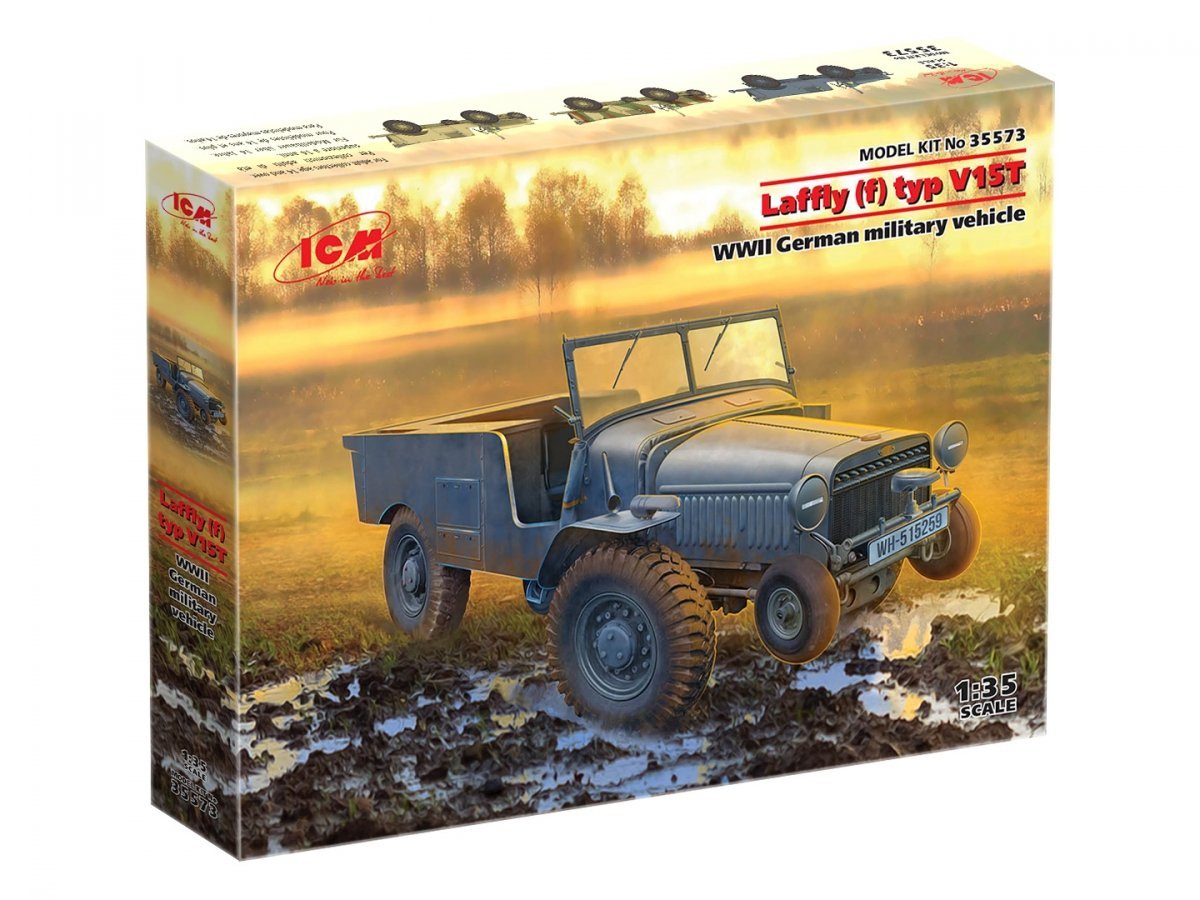 ICM 35573 Laffly (f) Typ V15T WWII German military vehicle 1 35 - Cars ...