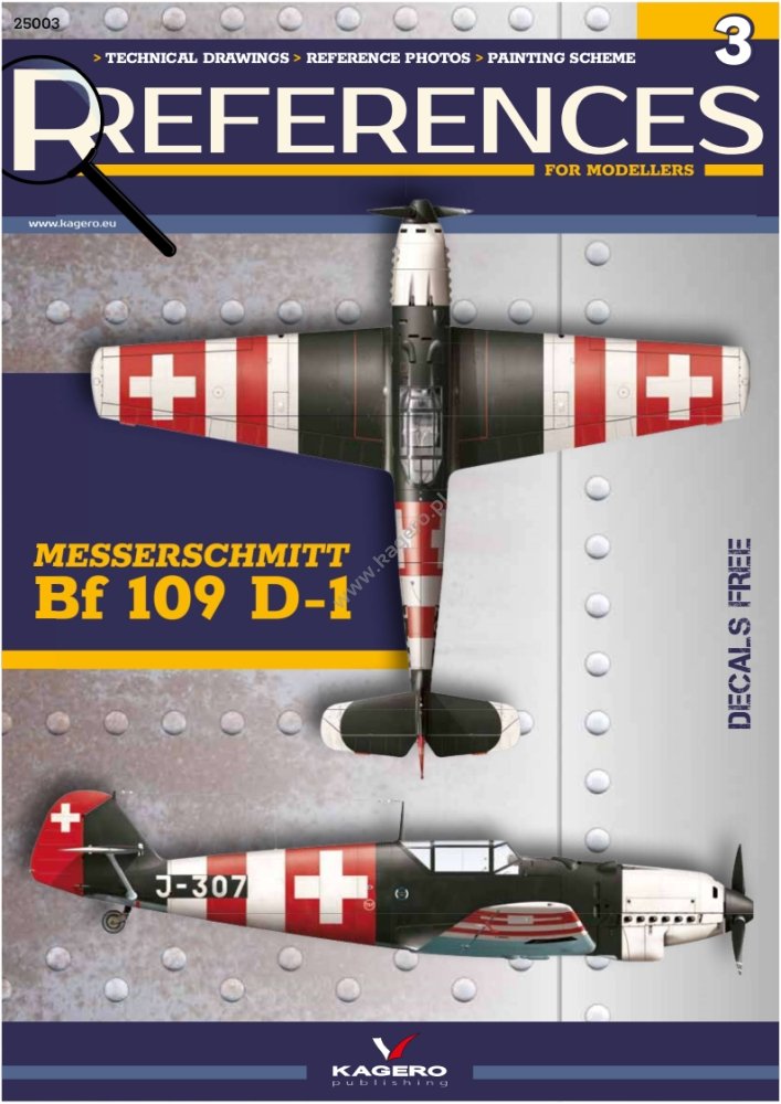Kagero 25003 Messerschmitt Bf 109 D-1 - References for modellers - Literature