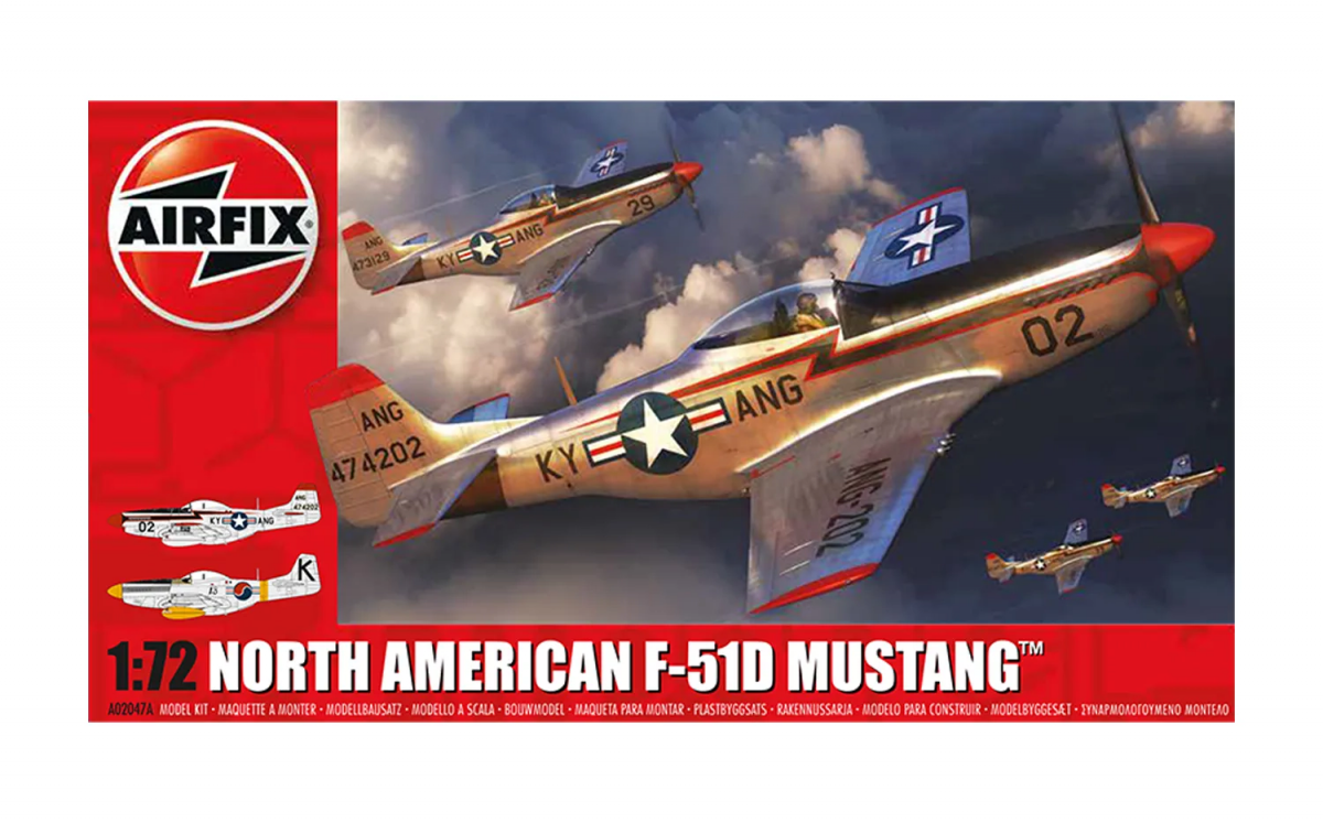 Airfix 02047A North American F-51D Mustang 1 72 - propeller planes - 1: ...