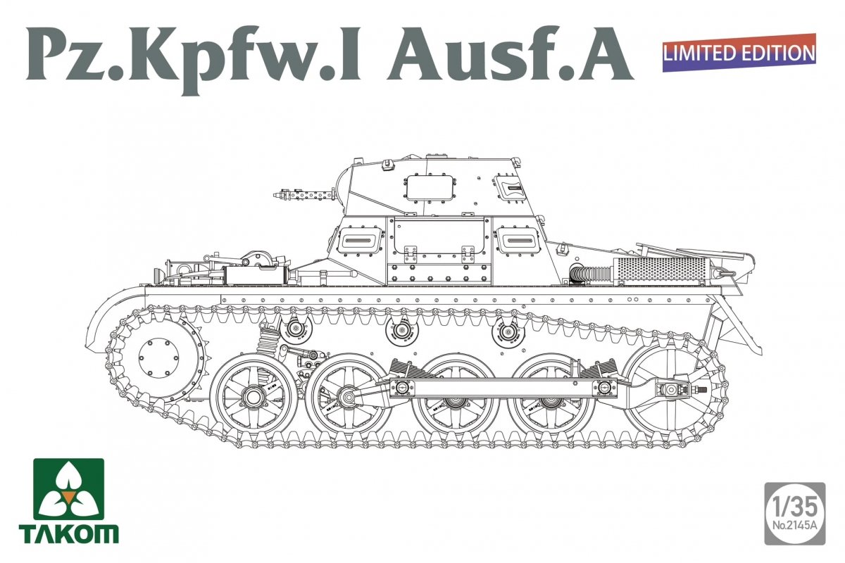 Takom 2145A Pz.Kpfw. I Ausf. A 1 35 - Tanks - 1939-1945 - 1 35 ...