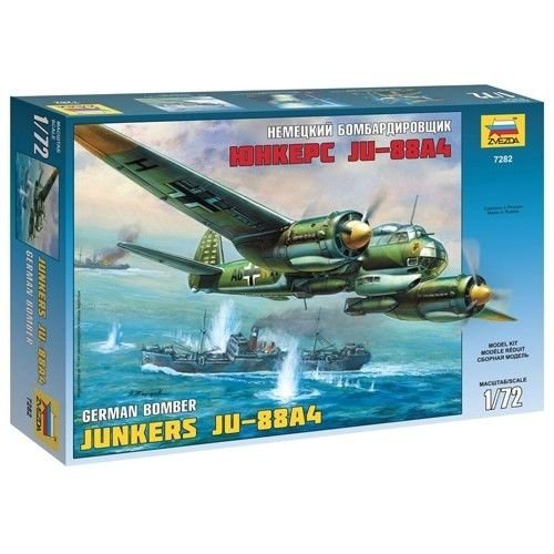 Zvezda 7282 Junkers Ju-88A4 1 72 - propeller planes - 1:72 - Military ...