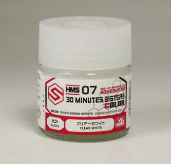Mr.Color HMS-07 Mr.Aqueous 30 Minutes Sisters Clear White - Acrysion ...