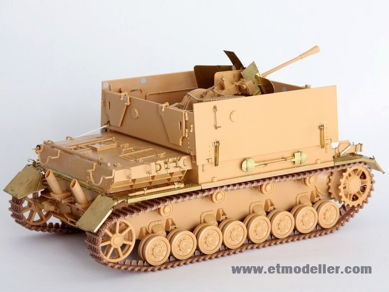E.T. Model E35-004 WWII German Flakpanzer IV Möbelwagen (For TAMIYA ...