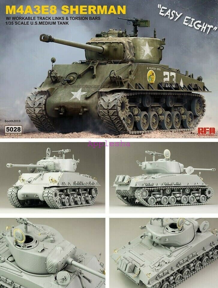 Rye Field Model 5028 M4A3E8 Sherman "Easy Eight" 1 35 - Tanks - 1939 ...
