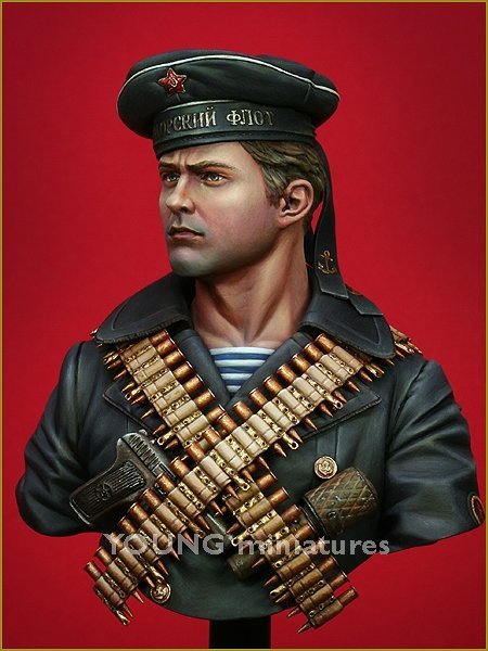 Young Miniatures YM1821 The Black Devil The Soviet Naval Infantry in ...