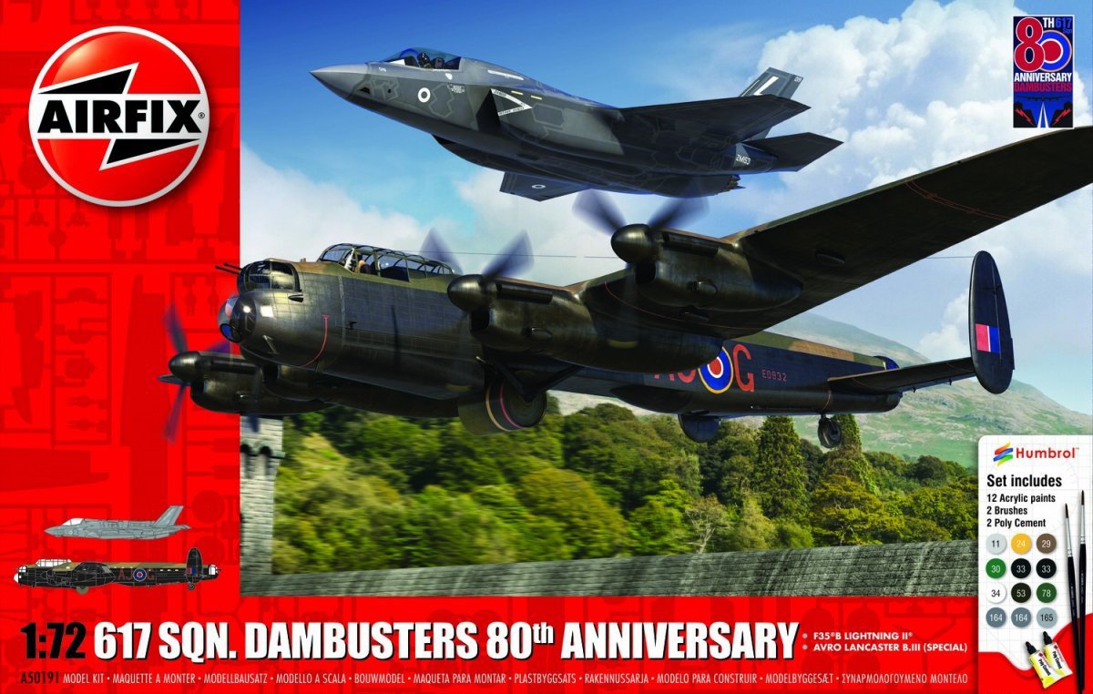 Airfix 50191 Starter Set - Dambusters 80th Anniversary - Gift Set 1 72 ...