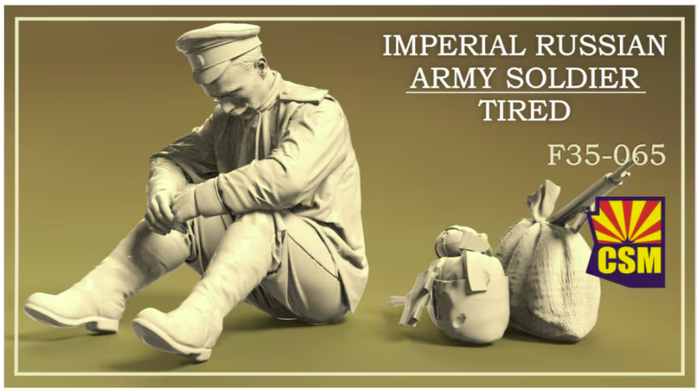 Copper State Models F35-065 Imperial Russian Army Soldier tired 1 35 ...