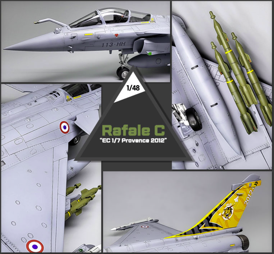 Academy 12346 Rafale C "EC 1 7 Provence 2012" 1 48 - samoloty odrzutowe ...