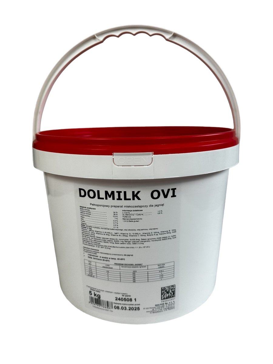 Dolfos Dolmilk OVI mleko dla jagniąt, alpak, owiec 5kg