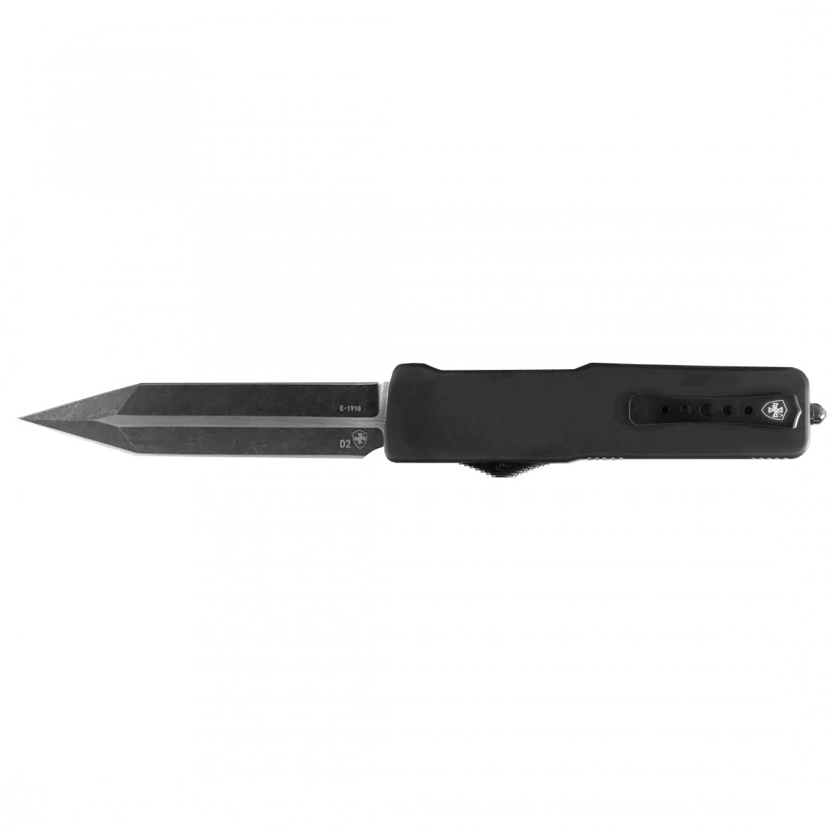 Nóż Templar Knife Large Aluminium Black Rubber Dagger Black - Noże ...