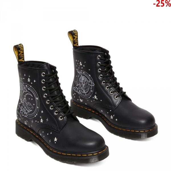 Buty Dr. Martens 1460 COSMIC EMBROIDERED Black Sendal 27850001