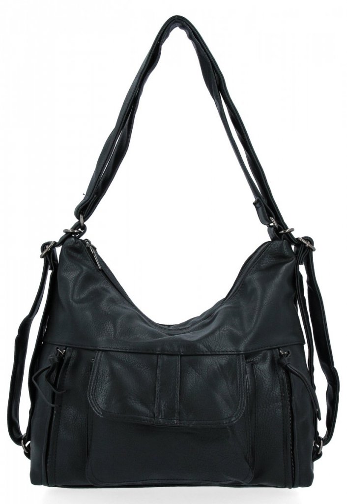 Dámská kabelka univerzální Hernan černá HB0373 - DÁMSKÉ KABELKY