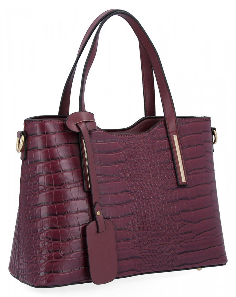 Torebka Damska Kuferek w Motyw Zwierzęcy firmy Hernan HB0239 Fioletowa ...