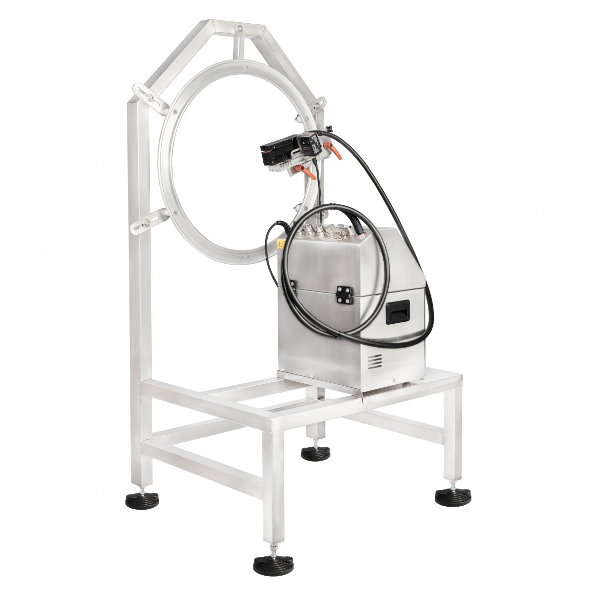 Coding station with radial printhead adjustment mechanism - Coding-machines