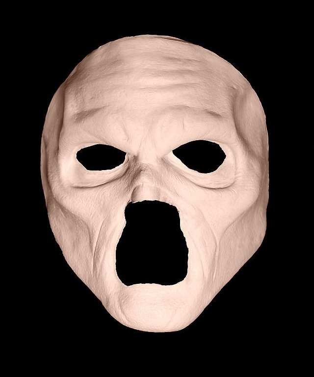 Maska klejona na twarzy - Zombie Girl Deluxe