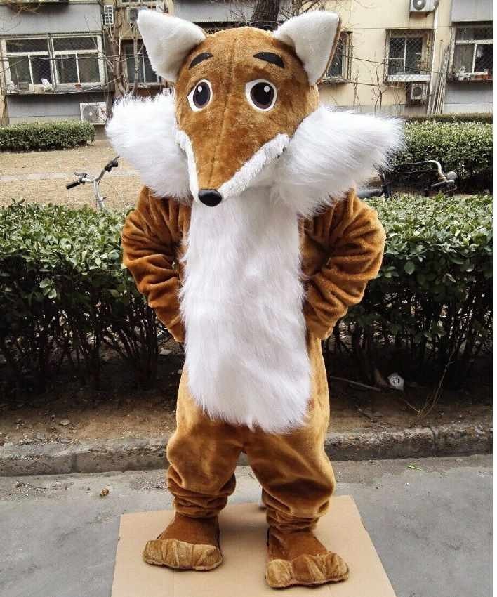 Chodząca żywa duża maskotka Kostium reklamowy Event Lis Polski
