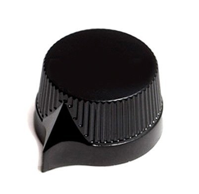 Pointer knob 1400 clone black - 1400 series - Pointer - Knobs