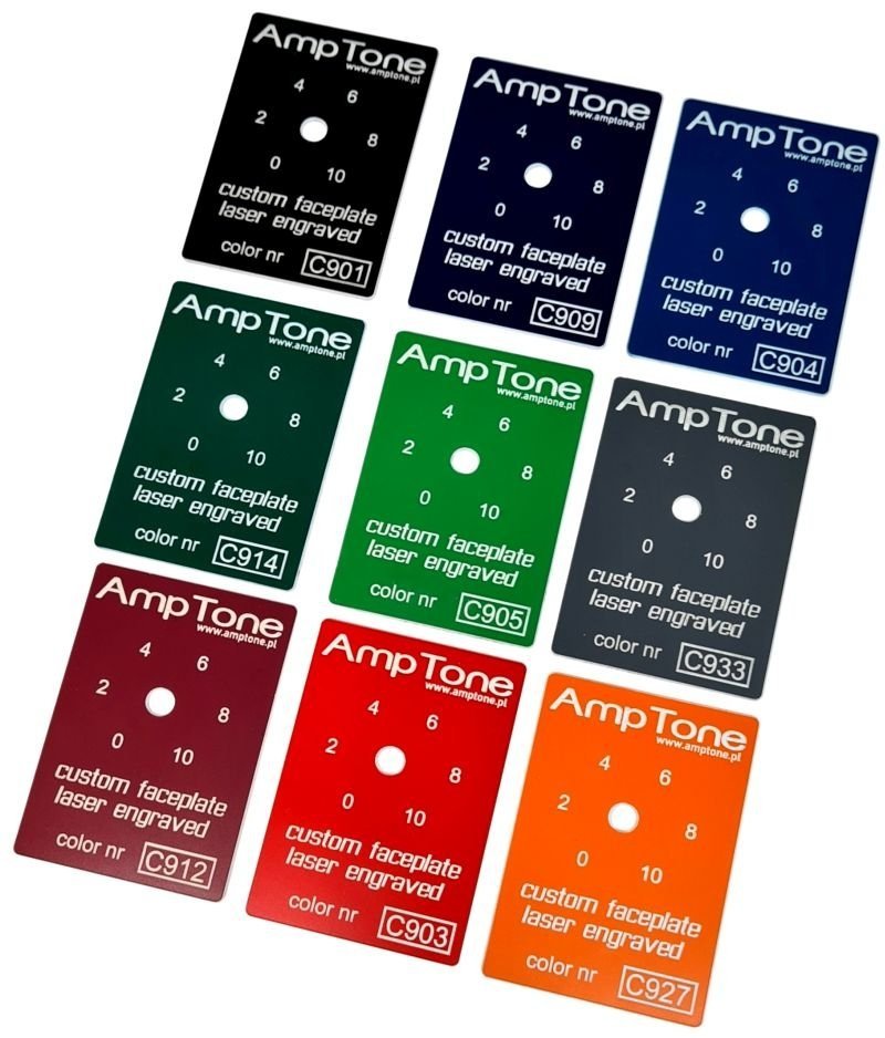 Custom Shop Laser-Engraver - panel faceplate - Faceplate - Amp parts