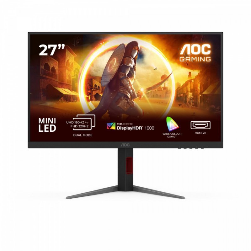 AOC Monitor U27G4XM 27 cali Fast IPS 4K 160Hz Mini LED HDMI DP Pivot ...