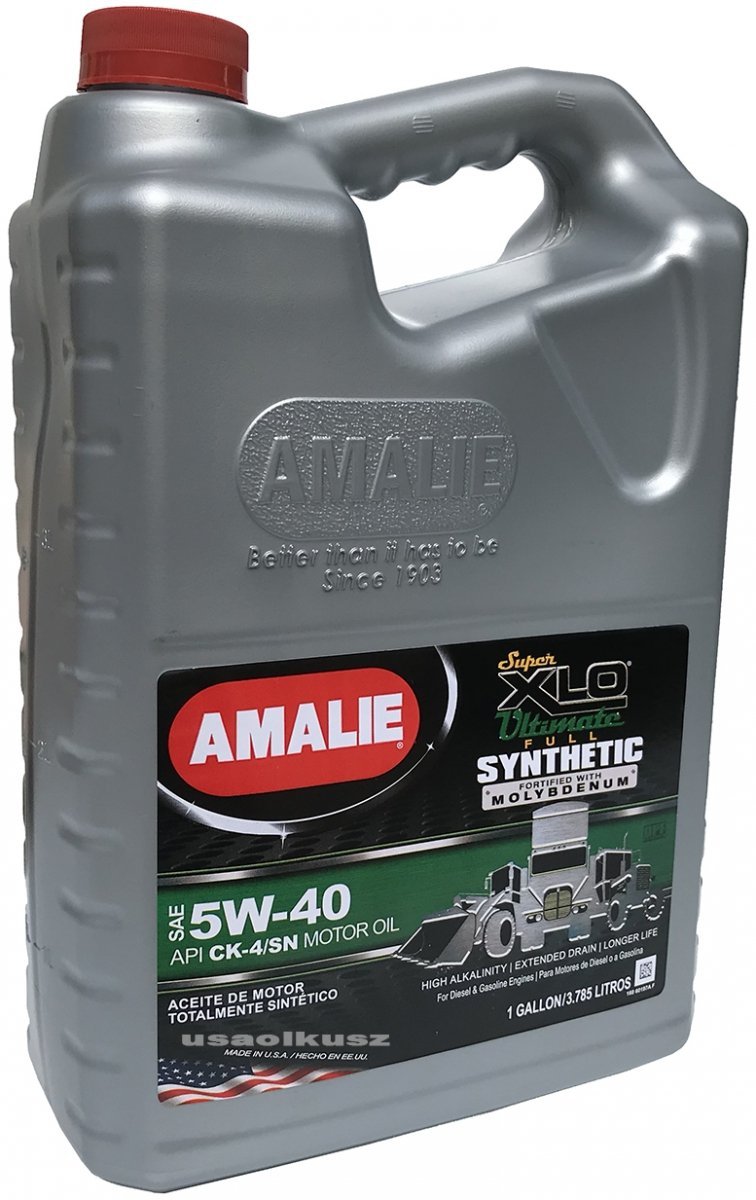 Olej 5W-40 API SERVICE CJ-4 CK4 CK-4 CK4 CI-4 PLUS CI4 SN Amalie Super ...