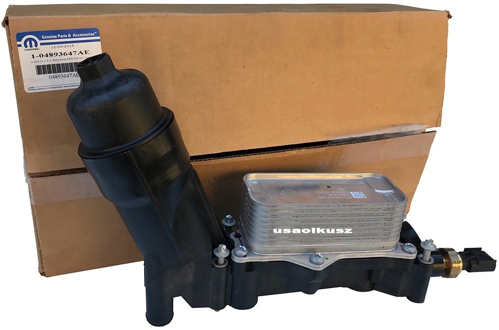 Obudowa filtra oleju z chłodnicą MOPAR Chrysler Pacifica 3,6 V6 -2018 ...