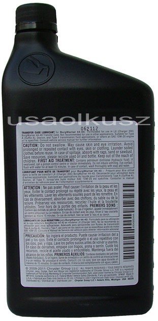 Olej reduktora Borg Warner 44-40 Lancia Thema AWD - Oleje do reduktora ...