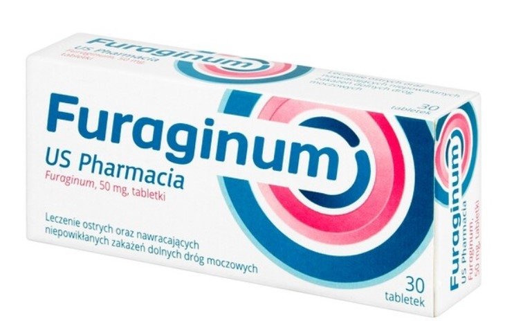 FURAGINUM 50mg 30 tabetek - Stany zapalne, kamica - Układ moczowo-płc ...