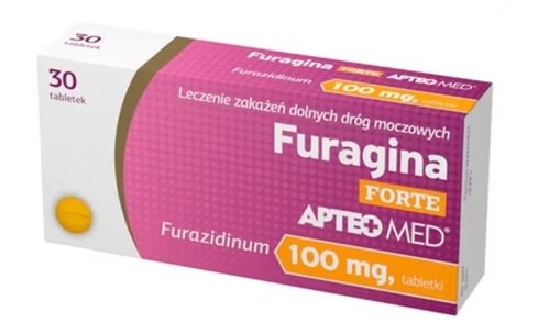 Furagina FORTE APTEO MED 100 mg 30 tabletek | Polskimarket.nl