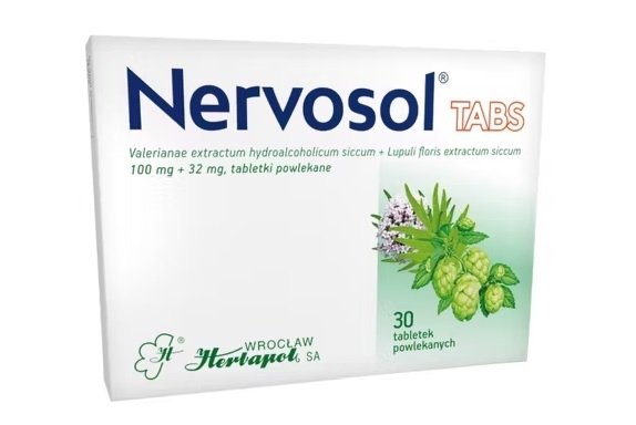 Nervosol Tabs 30 tabletek powlekanych | Polskimarket.nl