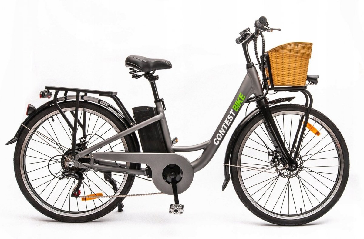 Rower Elektryczny CB26 ALU 3 moce manetka Lit Jon 10Ah - ROWERY ELEKTRYCZNE