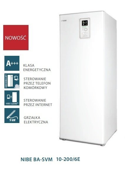 Jednostka wewnętrzna NIBE BA-SVM 10-200/6E kW