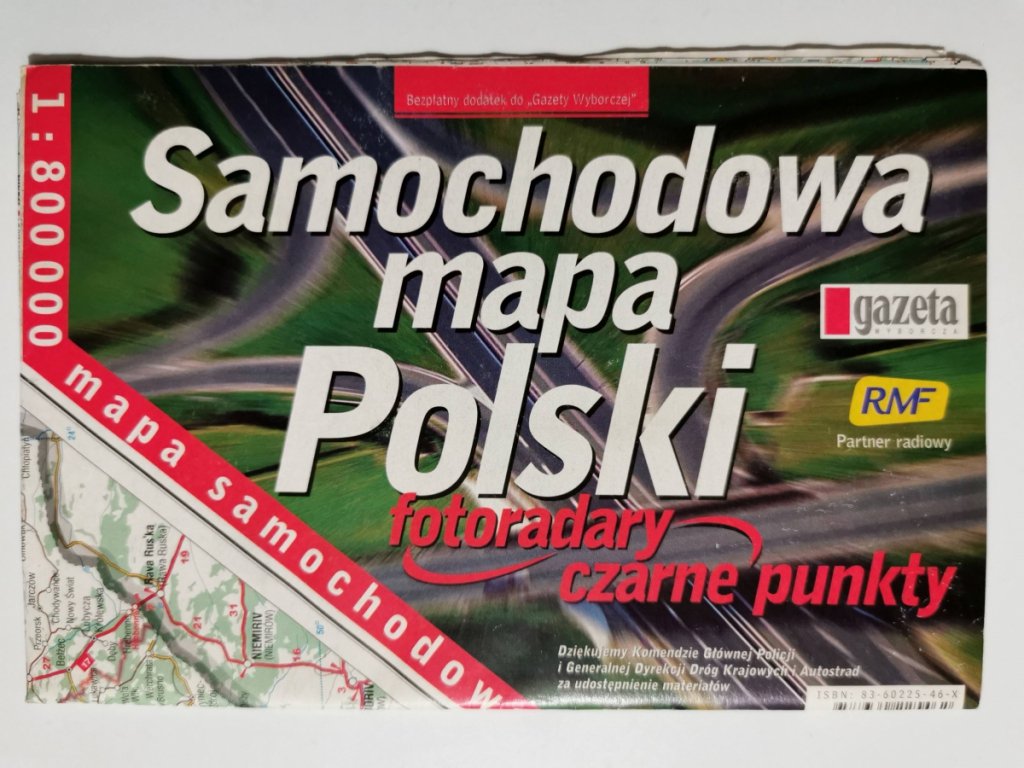 SAMOCHODOWA MAPA POLSKI - Mapy, atlasy, plany miast - MAPY, PRZEWODNIKI ...