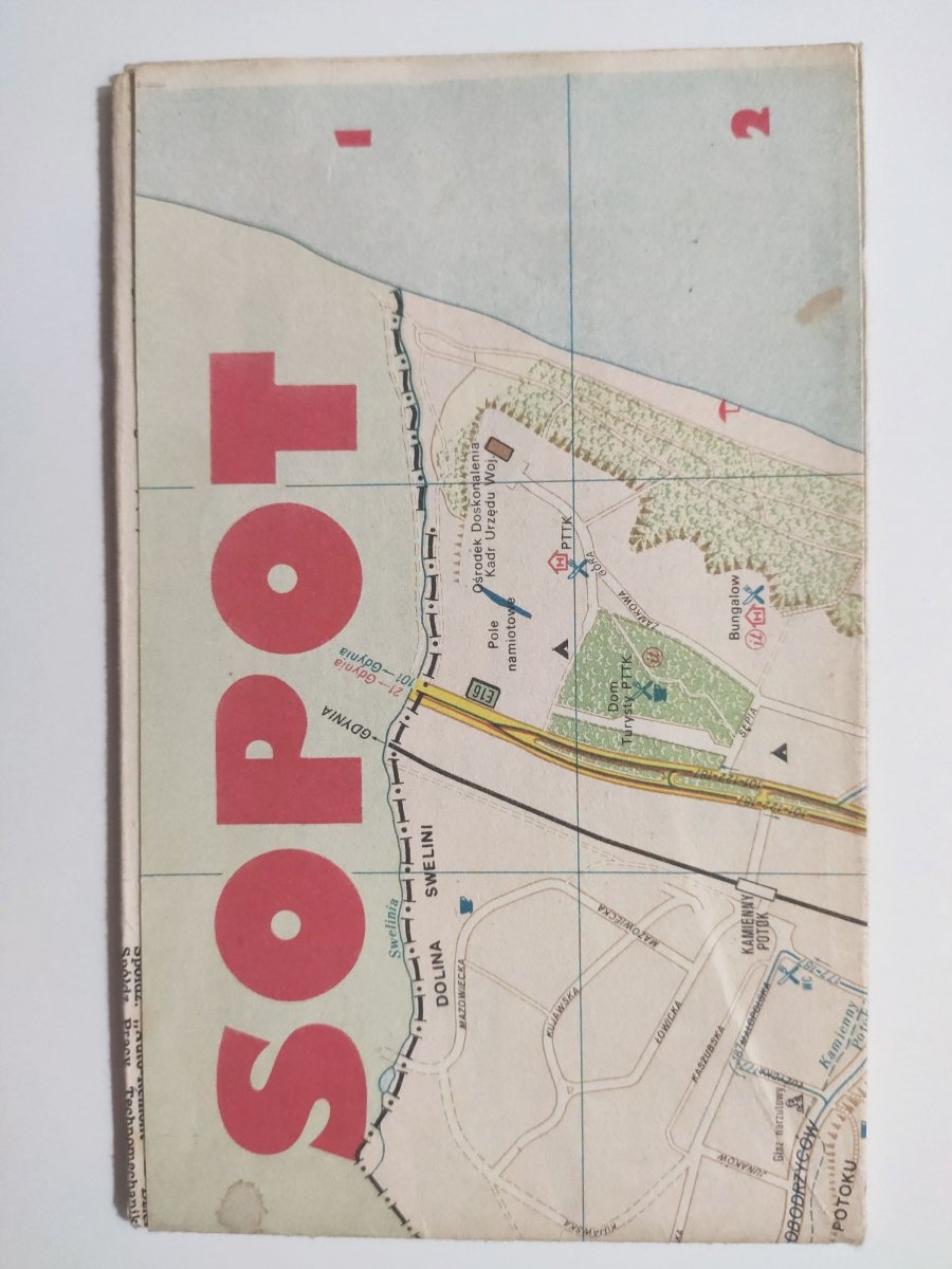 PLAN MIASTA SOPOT 1980 - Mapy, atlasy, plany miast - MAPY, PRZEWODNIKI ...